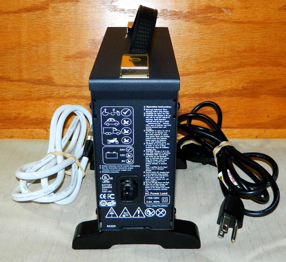 Power Wheelchair Battery Charger Model 4C24080A 24 Volt 8 Amp Great ...