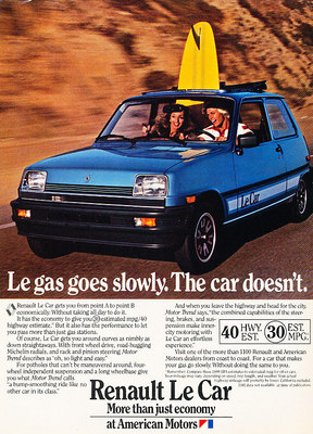 1981 Renault Le Car - Slowly - Classic Vintage Advertisement Ad D30 | eBay