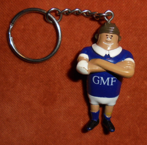 Porte-Clés key ring Figurine 3D Sportif GMF assurances ? FOOT RUGBY ...