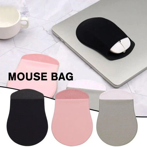 Universal Mouse Sleeve Self-Adhesive Mouse Storage Bag Mouse | eBay ...