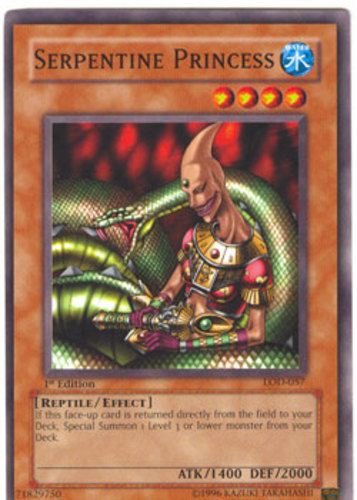 Serpentine Princess - LOD-057 - Common - 1st Edition PL/MP YuGiOh ...