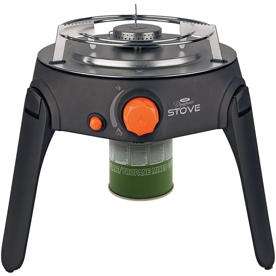 NGT Dynamic Gas Stove System Cooking Station Portable BBQ Camping Carp ...
