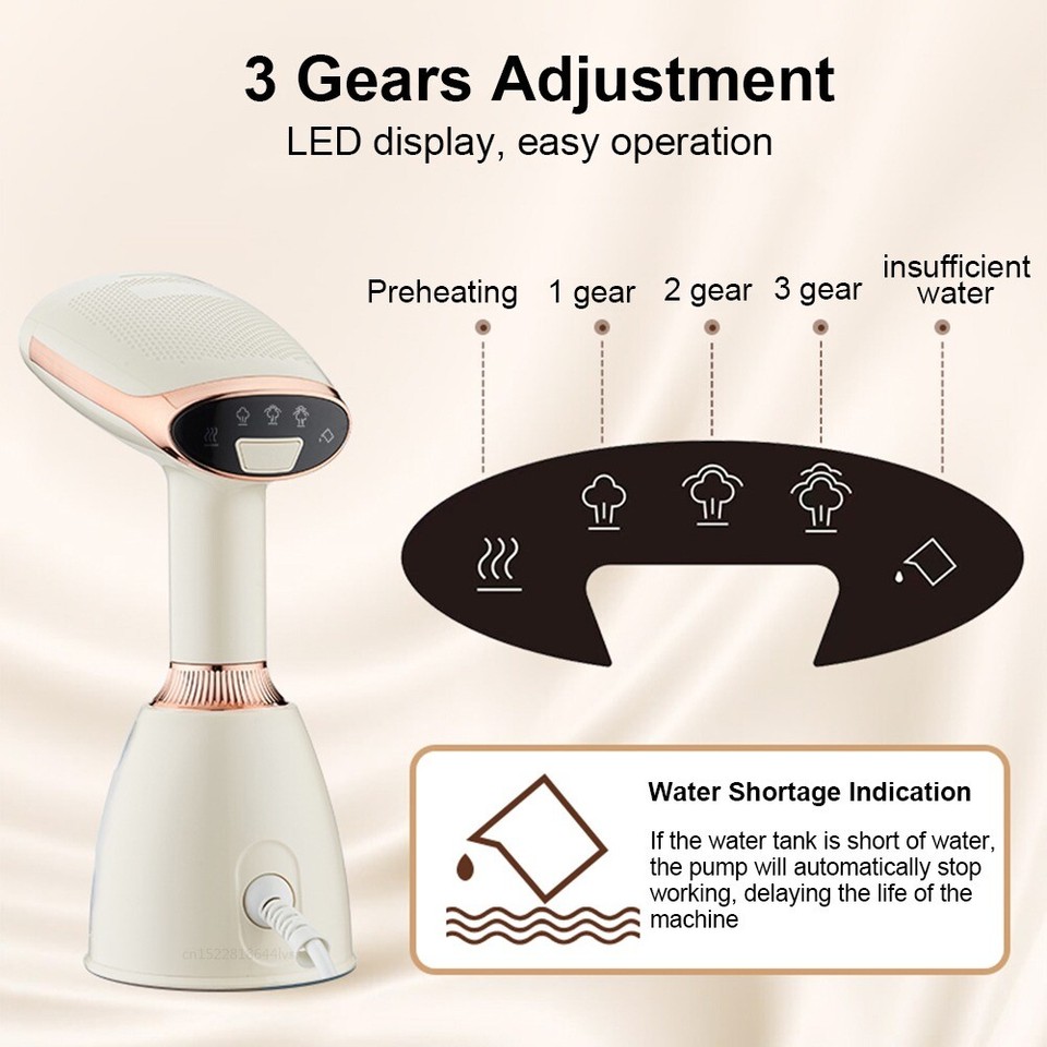 Electric 1500W Steam Iron Handheld Garment Steamer Vertical Steam Iron ...
