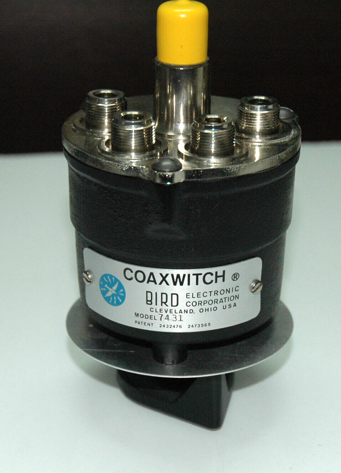 NEW/NOS/NIB -BIRD 7431 COAXIAL SWITCH- COAXWITCH 7431 - SWITCH-4 ...