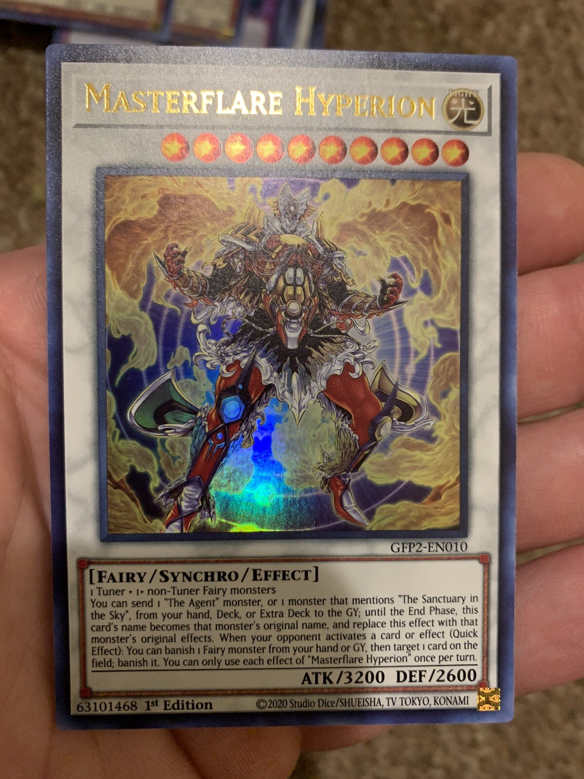 Yu-Gi-Oh%21+TCG+Masterflare+Hyperion+Ghosts+From+the+Past%3A+The+2nd+Haunting+GFP2-EN010+1st ...