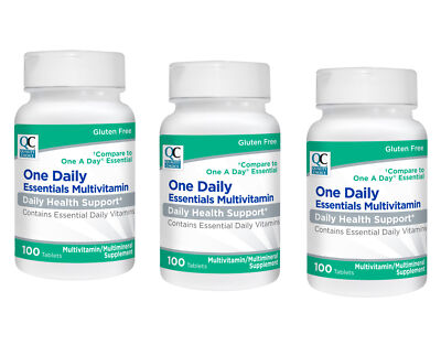 Quality Choice One Daily Essentials Multivitamin Tablets, 100 Count ...