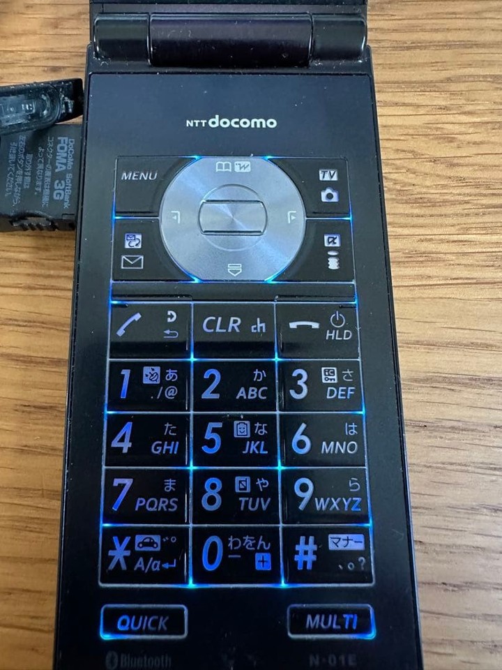 NEC Operation Confirmed Docomo N-01E Black Japanese Flip Phone Mobile ...