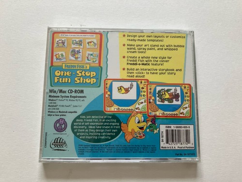 Humongous Entertainment Freddie Fish HTF One Stop Fun Shop PC Game | eBay