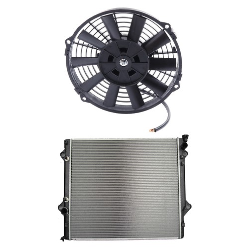 Cooling Fan & 2580 Radiator Kit For 2007 2008 2009 Toyota FJ Cruiser 4 ...