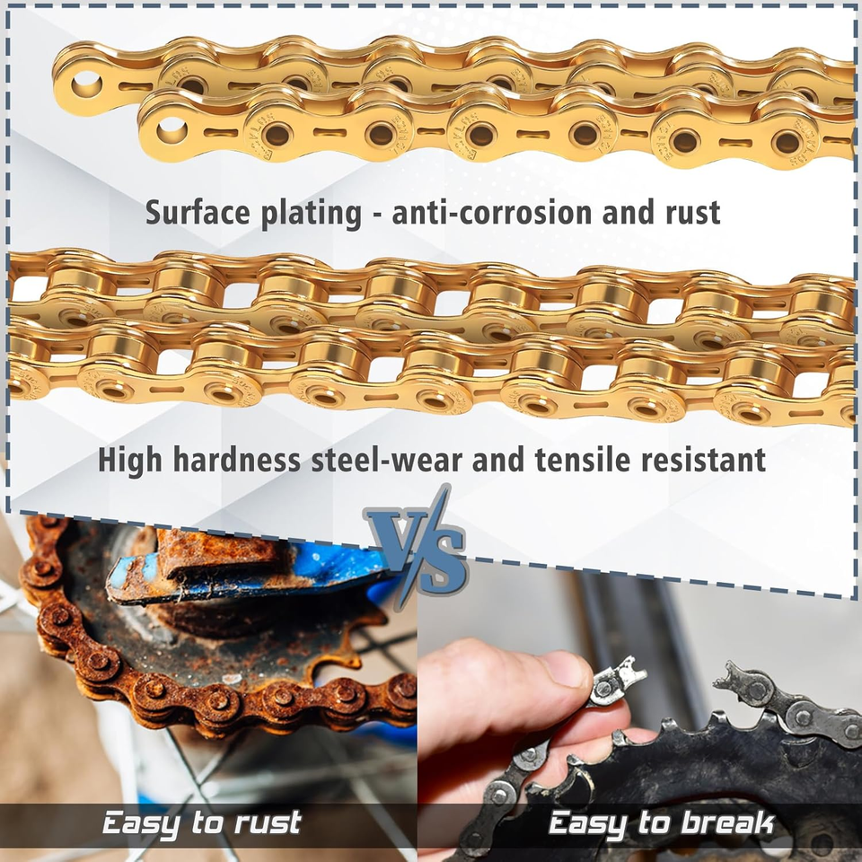 6/7/8/9/10/11/12 Speed Bike Chain,Bicycle Chain for Road Bike/E-Bike ...