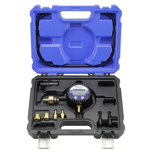 2 in 1 Pressure Gauge Test Tool Kit Sensor Car Auto Exhaust Back ...
