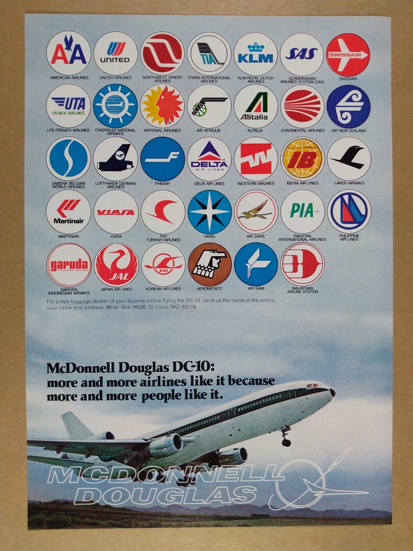 Vintage Airline Logos