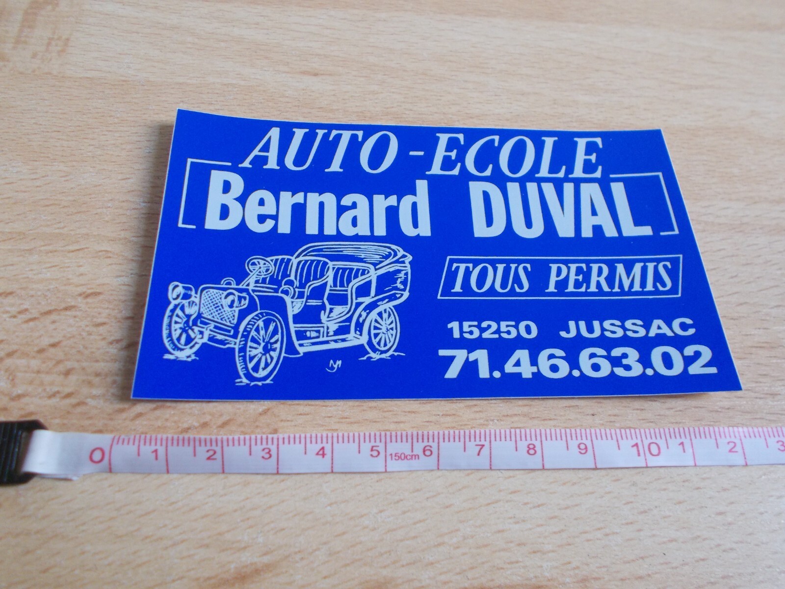 Sticker Driving School Bernard Duval - Jussac | eBay