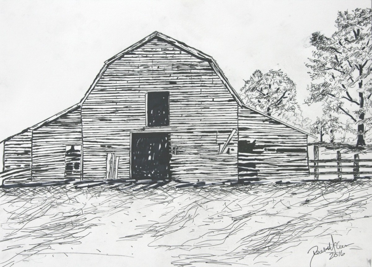 Pencil Drawings Of Old Barns 95 Pencil Drawing Of Barns Ideas | Barn