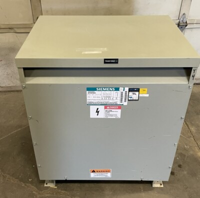 75.00 KVA Siemens Dry Type Transformer 480-480Y/277 Volt 3 Phase | eBay