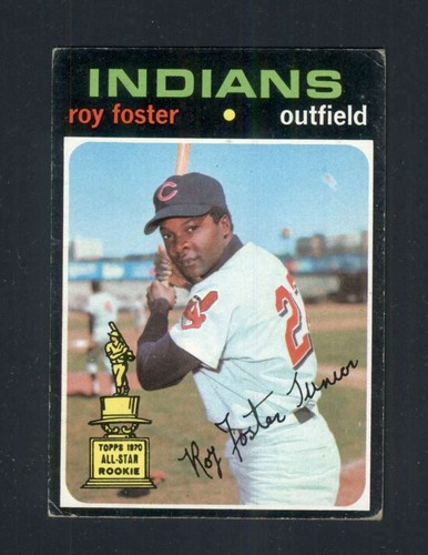 1971 Topps #107 Roy Foster VGEX RC Rookie Indians 92672 | eBay