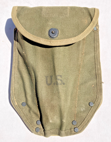 Vintage US Army WW2 M43 1944 Entrenching Tool Shovel Cover Field Gear ...