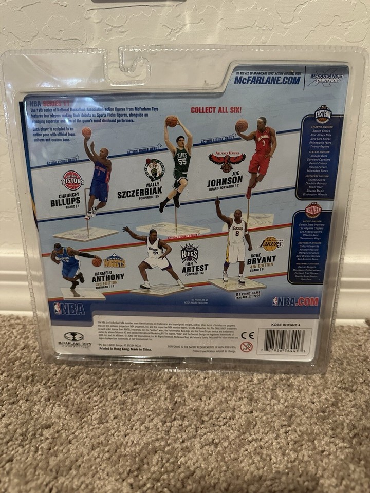 Kobe Bryant MCFARLANE NBA SERIES 11 LA LAKERS 81 POINT GAME 4TH EDITION ...