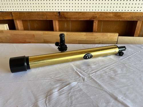 Meade Model 228 60mm f/11 Brass Telescope Mizar Vintage Japan Refractor ...