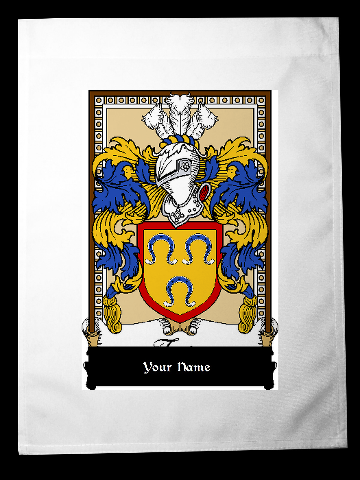 Drapeau Blason Famille Crest - Fehrer Fererin Fe Ferrard Ferrare ...