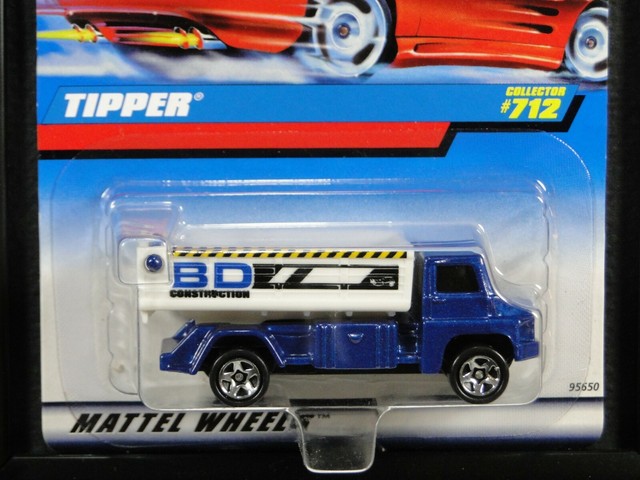 1998 Hot Wheels Blue Tipper BD Construction #712 95650 MOC for sale ...