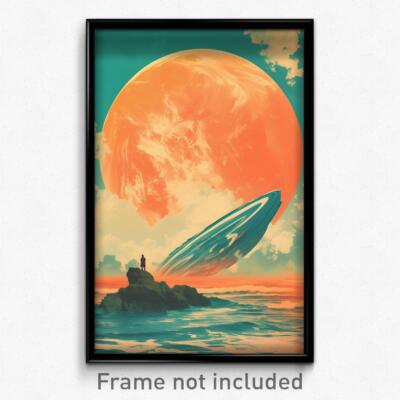 Movie Art Poster - Fancy Hurricane (Psychedelic Trippy Retro Cartoon ...