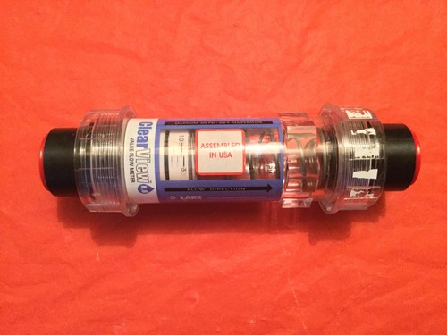 LAKE MONITORS Clearview CVC15W4S Valve Flow Meter H2O | eBay