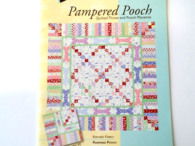 Moda University MU29 PAMPERED POOCH 64x64" quilt pattern 2007 | eBay