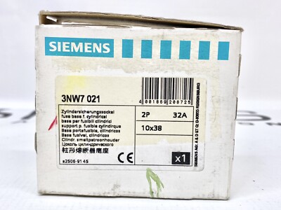 Siemens 3NW7 021 600V 30A 2 Pole Fuse Block USA | eBay