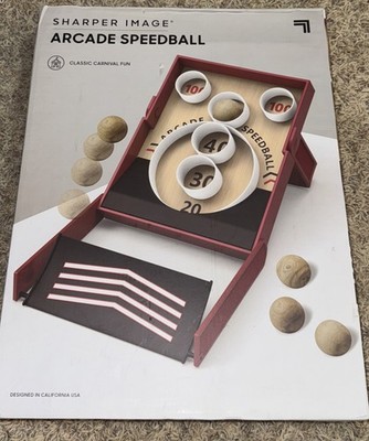 Arcade Skeeball/Speedball Game--Sharper Image classic carnival game | eBay