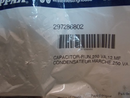 Genuine Frigidaire 297286802 Freezer Capacitor-Run 216985002 3016174 ...