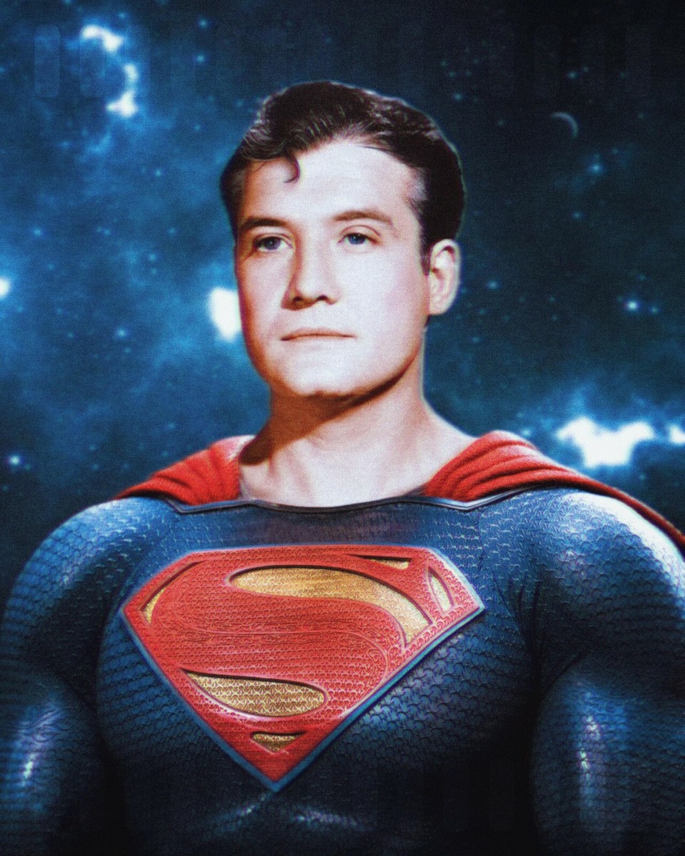 George Reeves Superman Kleur