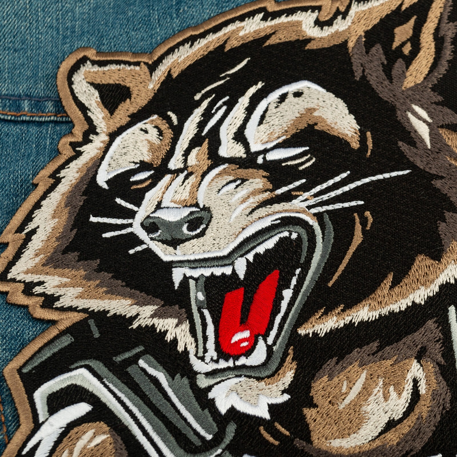 Cyber Rocket Raccoon Large Patch, Embroidered Guardian Hero Back Patch ...