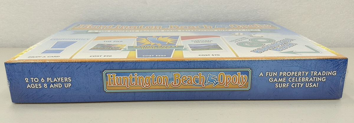 Huntington Beach-Opoly Surf City Monopoly Board Game Late For The Sky ...