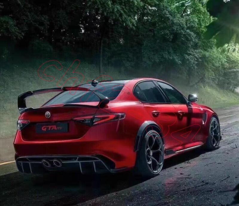 Real Carbon GTAM style Rear Trunk Spoiler Lip Wing For Alfa Romeo ...