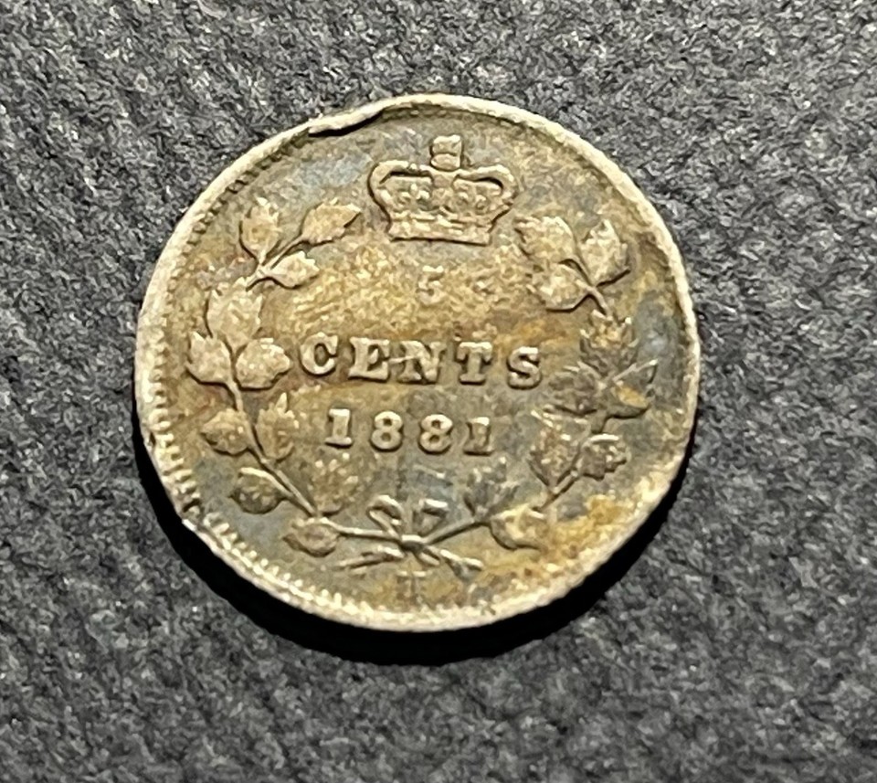 Canada 1881 Five Cents Silver Coin : Victoria | eBay