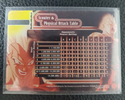 Scouter & Physical Attack Table Baby Vegeta DBZ CCG Dragon Ball Z GT ...