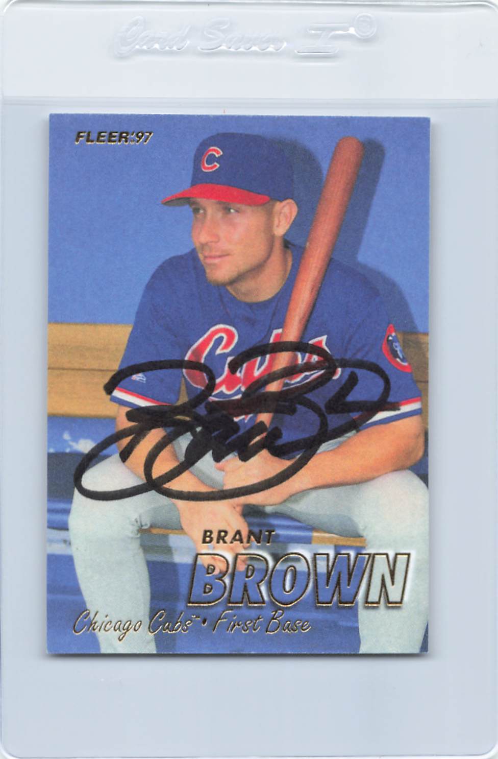 1997 Fleer #273 Brant Brown Cubs Signed Auto *K1476 | eBay