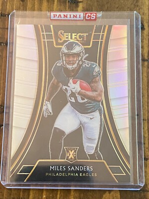 2018 Panini Select Miles Sanders Rookie Silver Prizm XRC Eagles | eBay