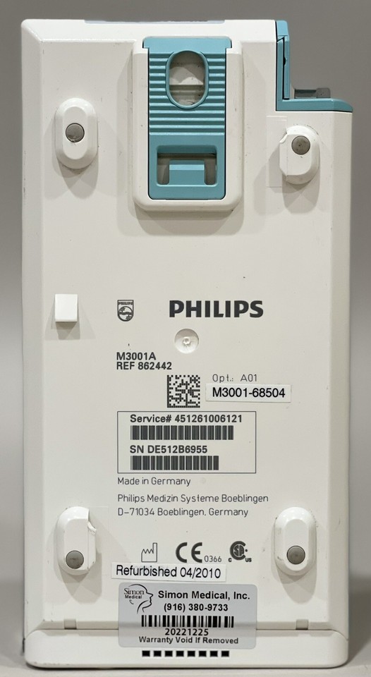 *COMPLETE* PHILIPS INTELLIVUE MP20 M8001A MONITOR W/ M3001A MODULE ...