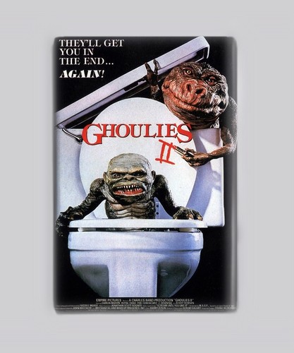 GHOULIES 2 (1987) - 2" x 3" MOVIE POSTER MAGNET (80's vhs horror ...