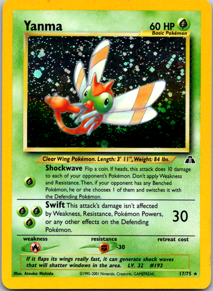 Pokémon Neo Discovery Unlimited - Choose Your Card! 2001 Vintage WoTC ...