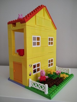 Peppa Pig Big Blox Duplo Style House | eBay UK