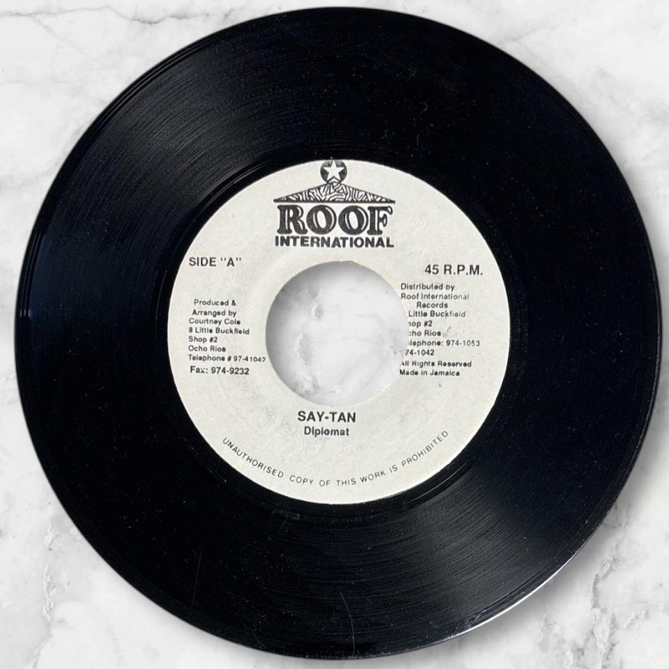 SAY-TAN Diplomat 90s Dancehall 7" Vinyl Reggae 80s Dub Rare Used | eBay