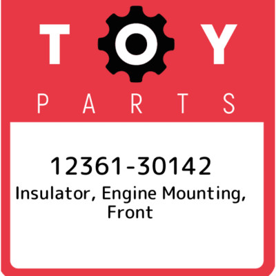 12361-30142 Toyota Insulator, engine mounting, front 1236130142, New ...