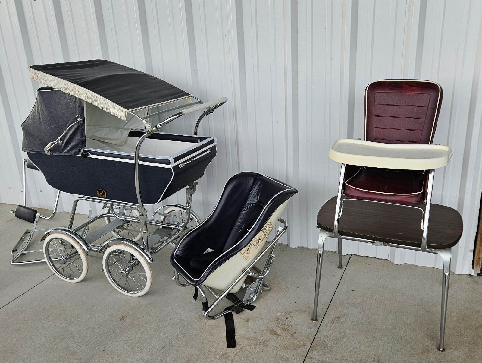 Stroller Baby Carriage Vintage Wonda Chair Babyhood Highchair | eBay