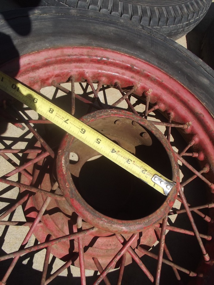 ANTIQUE 19" SPOKE WHEELS BUDD 5X5.5 lincoln | eBay