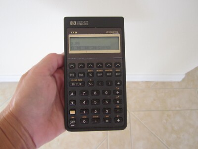 VINTAGE Hewlett Packard HP 17B Financial Business Calculator w ...
