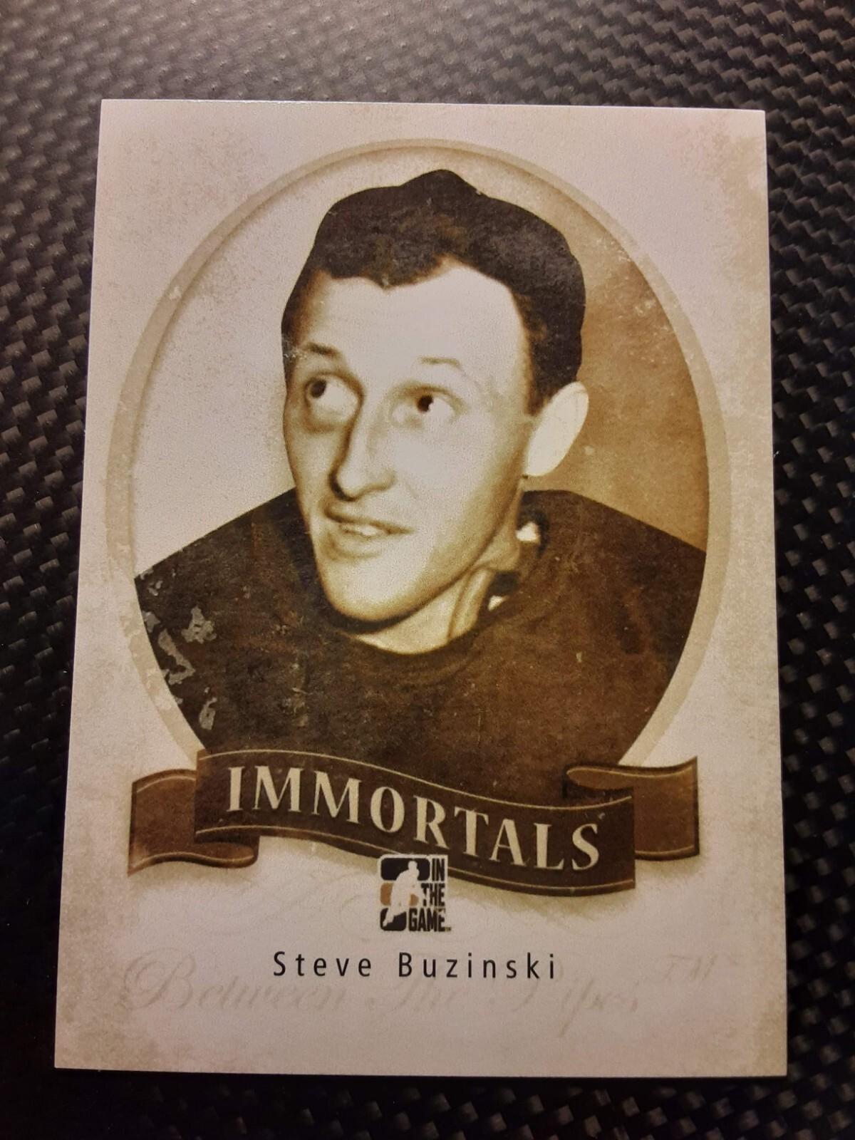 13/14 ITG Between the Pipes IMMORTALS INSERT # I-26 Steve Buzinski | eBay