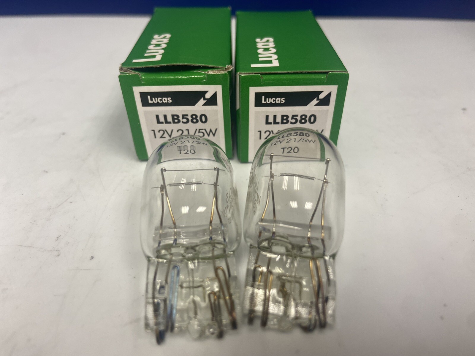 2x LUCAS R580 580 LLB580 12V 21W/5w STOP/TAIL DRL LIGHT BULBS 380w ...